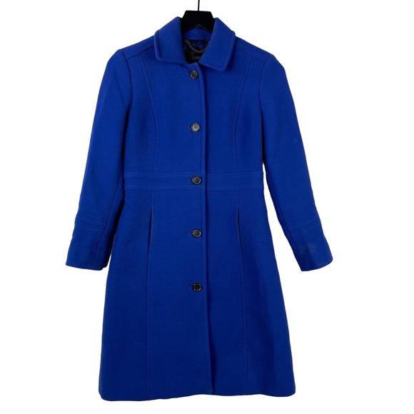 J. Crew | Jackets & Coats | Jcrew Womens P Petite Classic Lady Day Coat ...